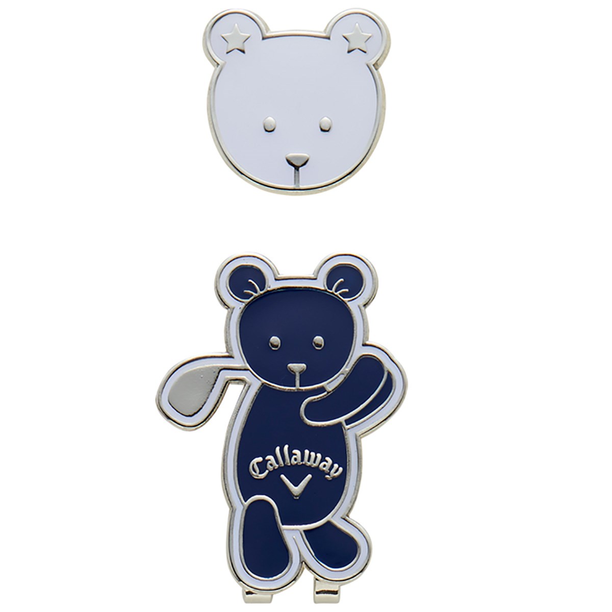 dショッピング |キャロウェイゴルフ Callaway Golf BEAR SW JM マーカー ネイビー | カテゴリ：マーカーの販売できる ...