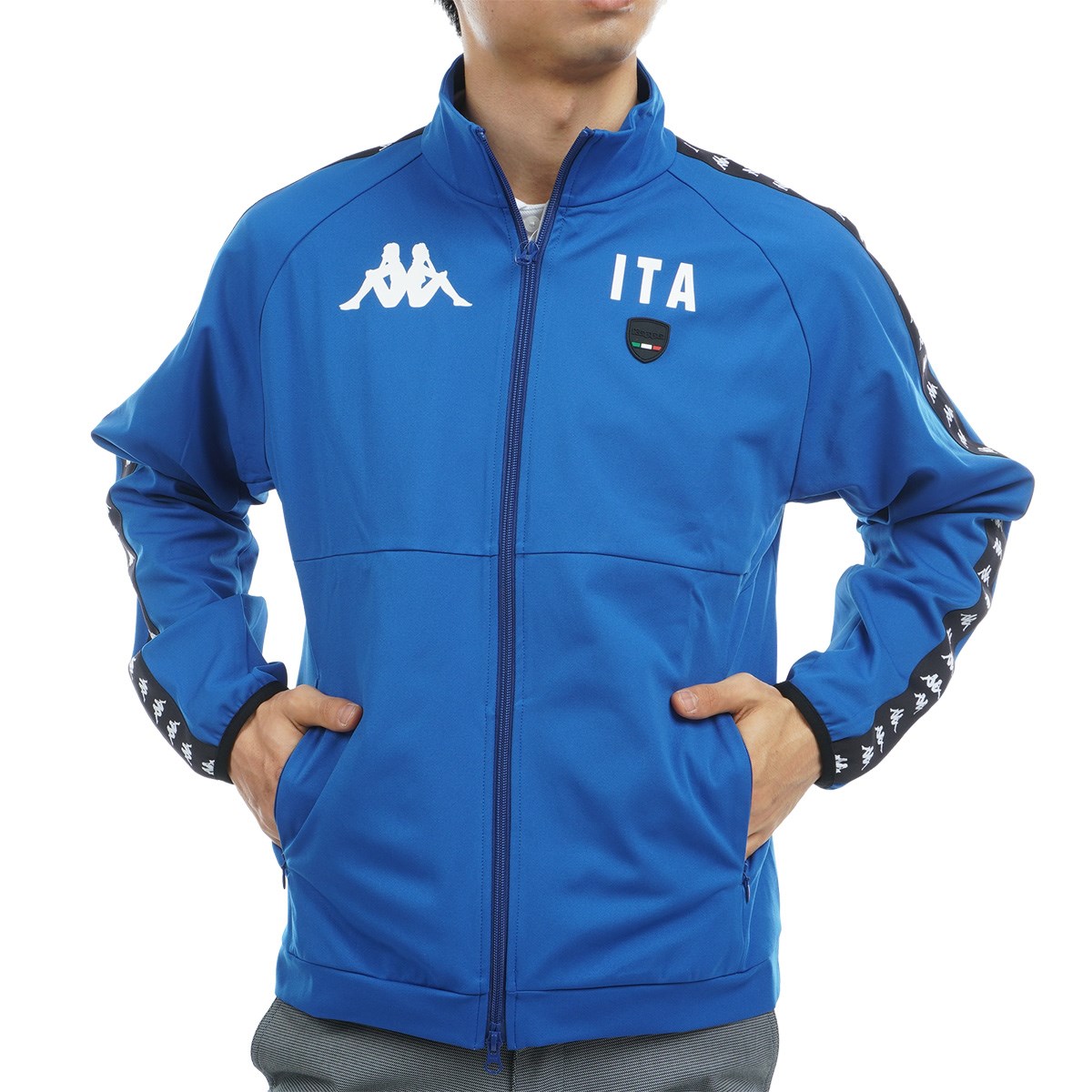 dショッピング |カッパ Kappa GOLF ストレッチ ウォームアップジャケット XL ブルー | カテゴリ：アウターの販売できる商品 ...