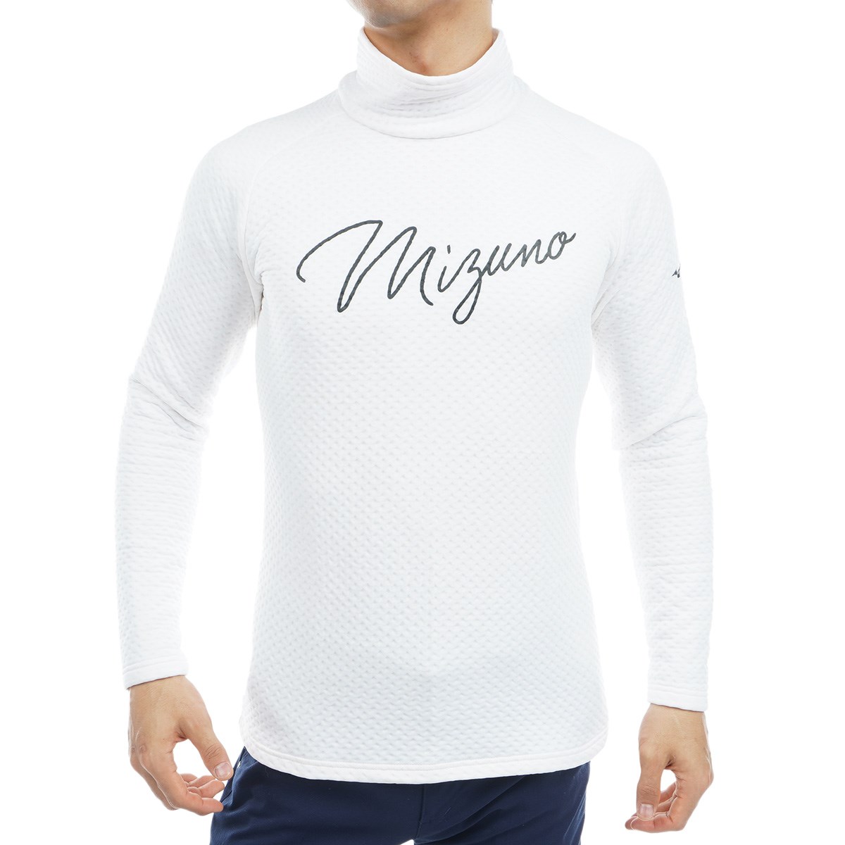 dショッピング |ミズノ BIO NEXT バイオネクスト デラックスウォーム ストレッチ ハイネック長袖アンダーシャツ M ホワイト 01 ...