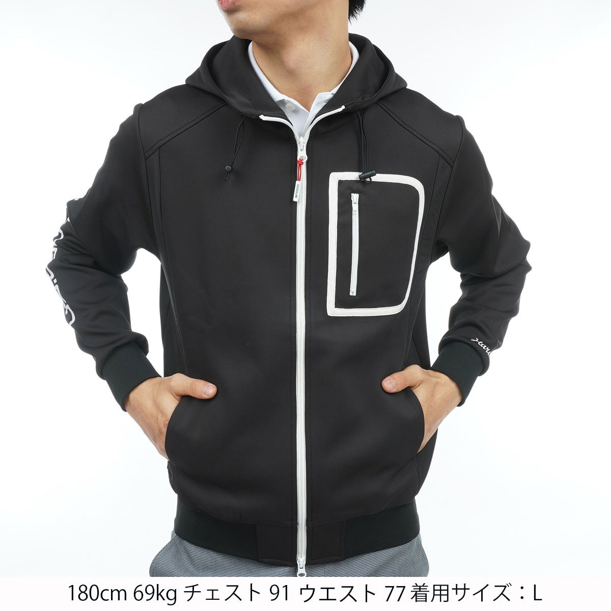 dショッピング |ドゥーカス DOCUS DD スウェットパーカー 3L ブラック | カテゴリ：セーター・トレーナー・ベストの販売できる商品 | GDOゴルフショップ ...