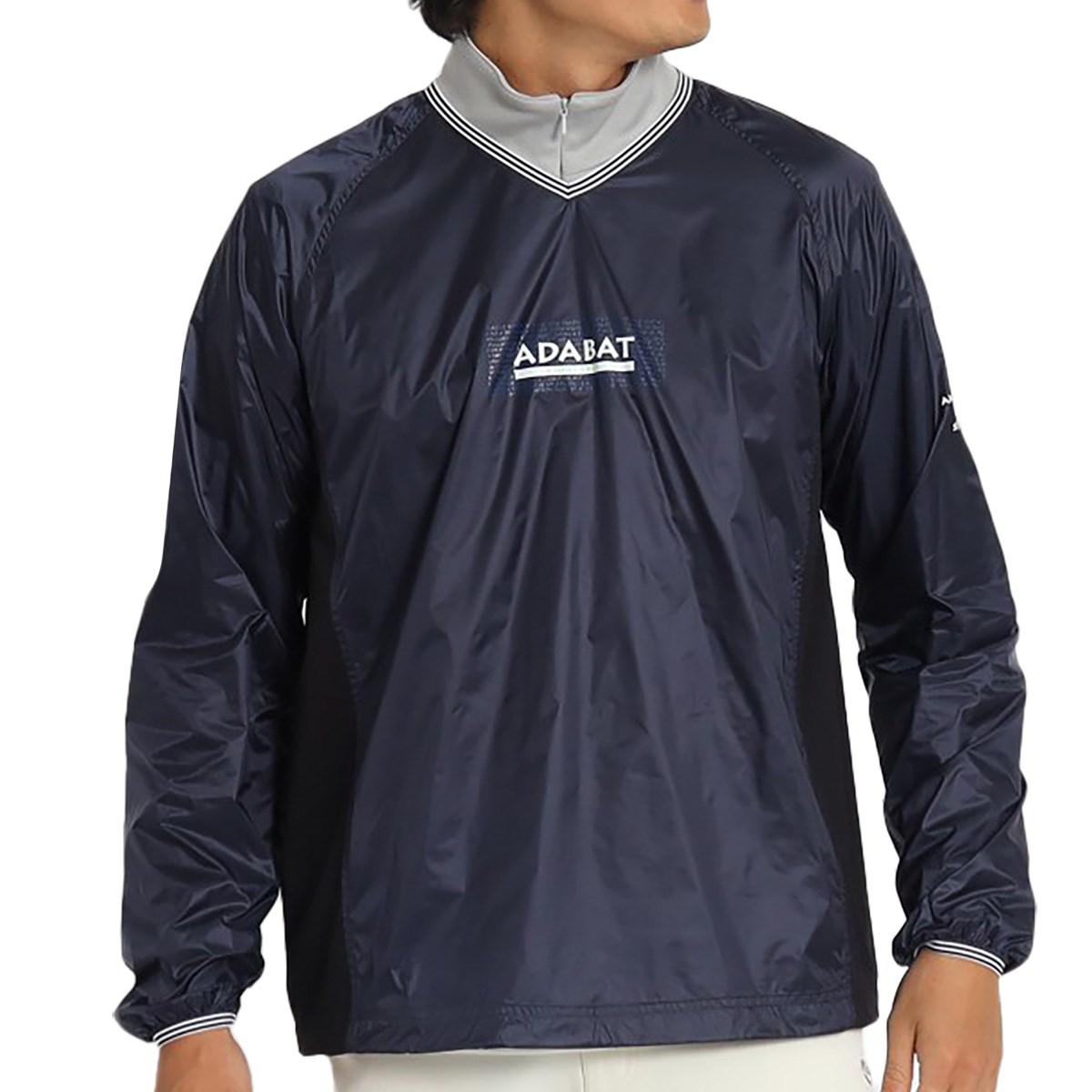 dショッピング |アダバット adabat 35周年記念 ライトプルオーバー 42(S) ネイビー 094 | カテゴリ：アウターの販売できる商品 | GDOゴルフショップ ...