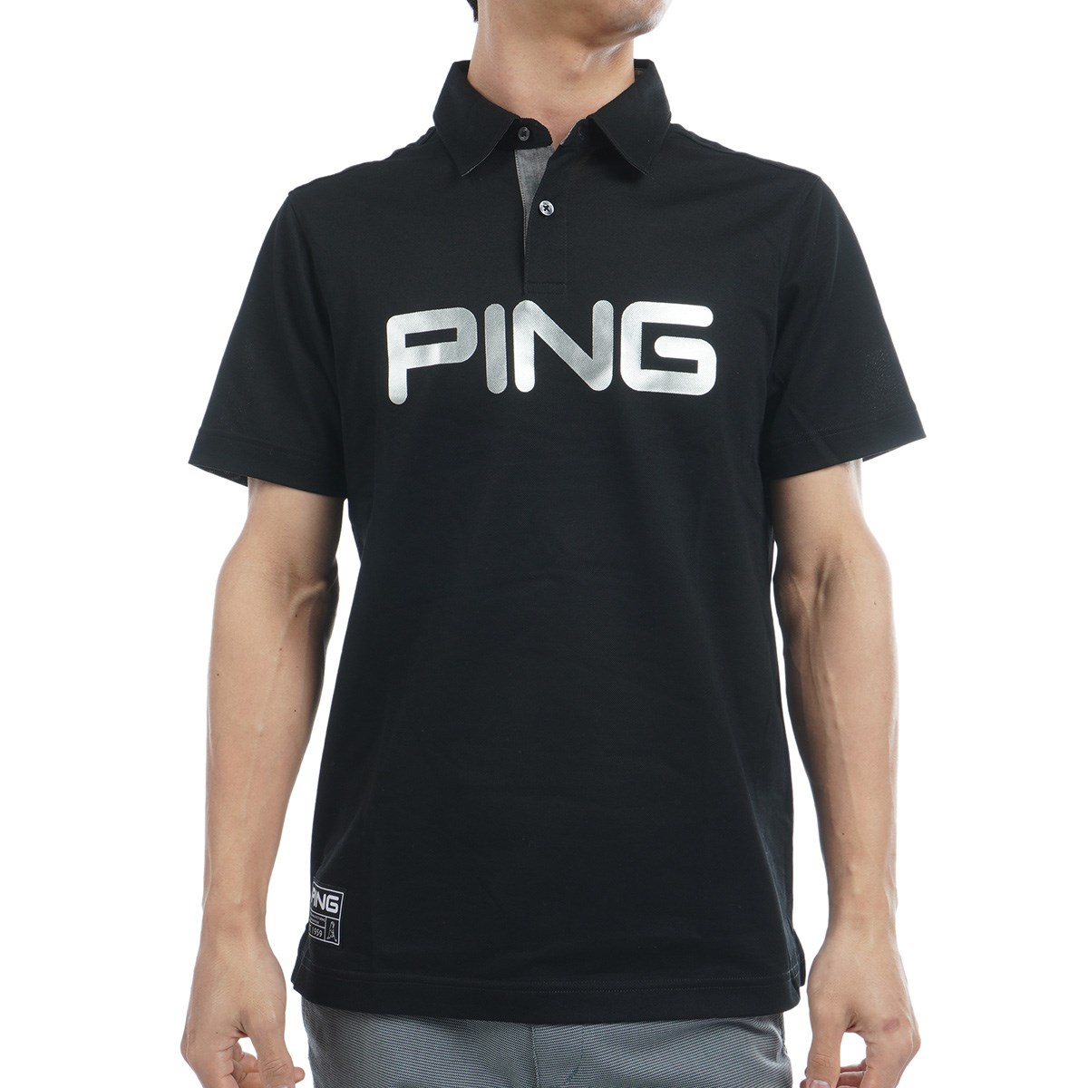 dショッピング |ピン PING BIGロゴプリント 半袖ポロシャツ LL ブラック 010 | カテゴリ：ポロシャツ・シャツの販売できる商品 ...