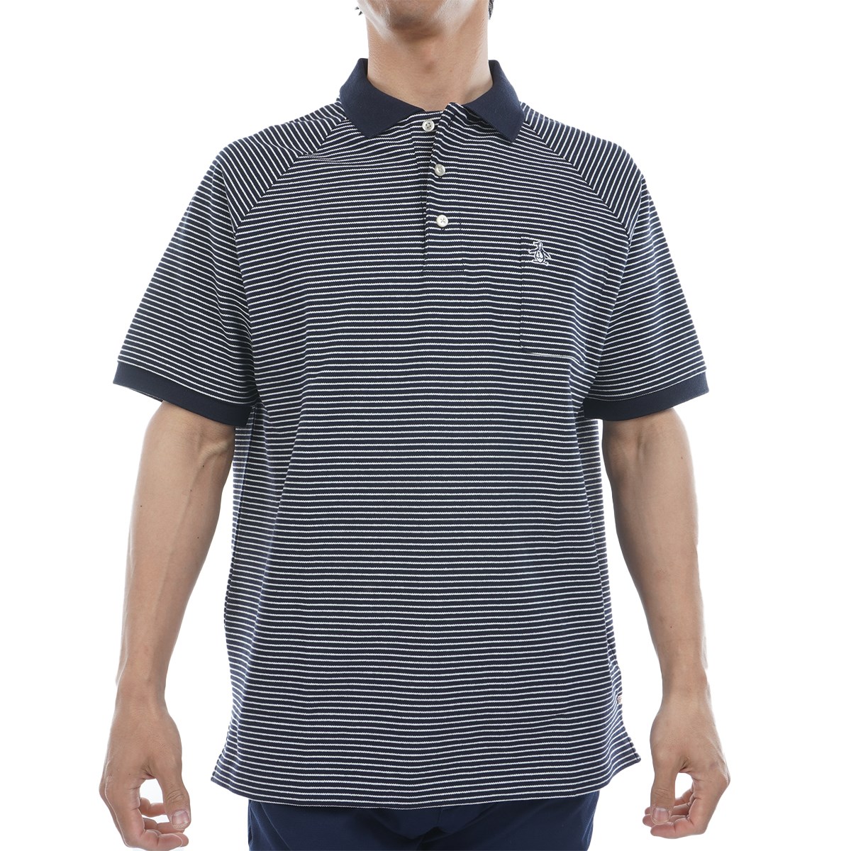 dショッピング |ペンギン バイ マンシングウェア Penguin by Munsingwear ラグランスリーブ ストラップ半袖ポロシャツ XL ネイビー 00 | カテゴリ：ポロシャツ ...