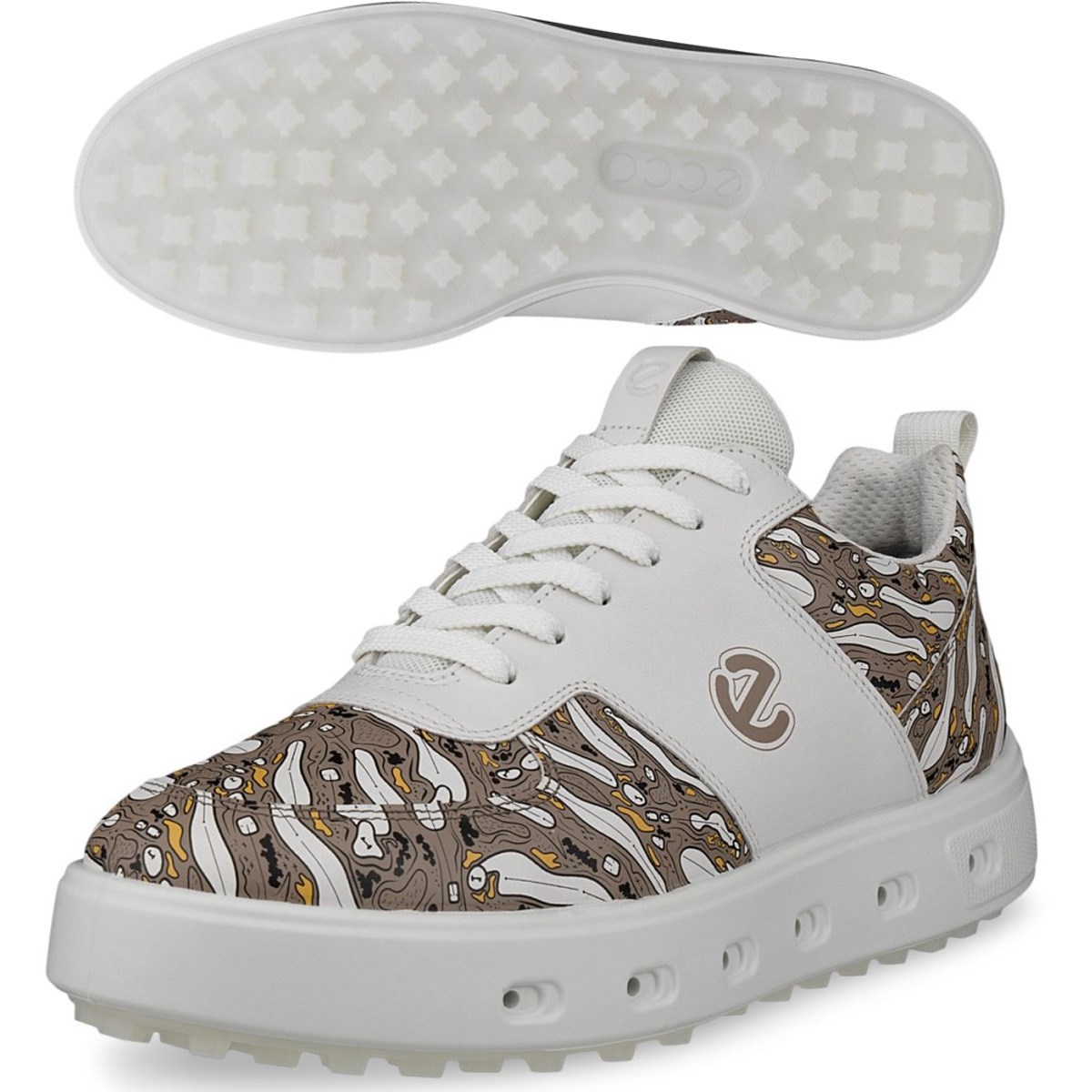 dショッピング |ecco エコー STREET 720 シューズ 23.5cm／EUサイズ37 ホワイト／トープ レディス | カテゴリ：の販売できる商品 | GDOゴルフショップ ...