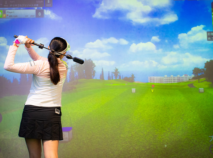 自宅でできる究極の個人練習 家庭用シミュレーター GOLFZON（ゴルフゾン） WAVE PLAY ｜ GDOゴルフショップ