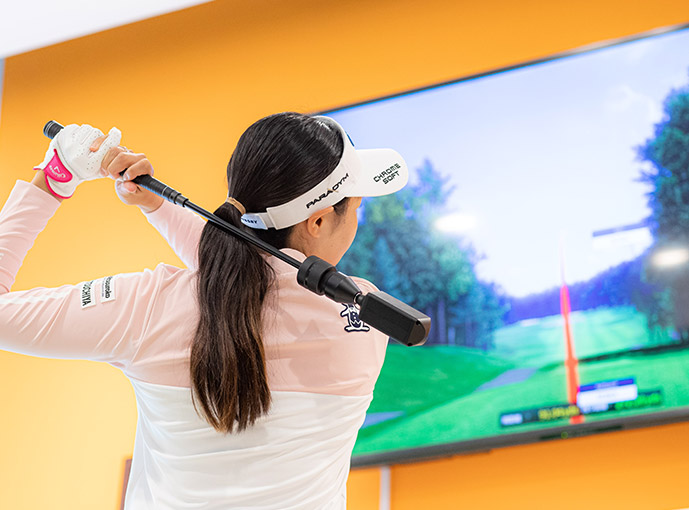 自宅でできる究極の個人練習 家庭用シミュレーター GOLFZON（ゴルフゾン） WAVE PLAY ｜ GDOゴルフショップ